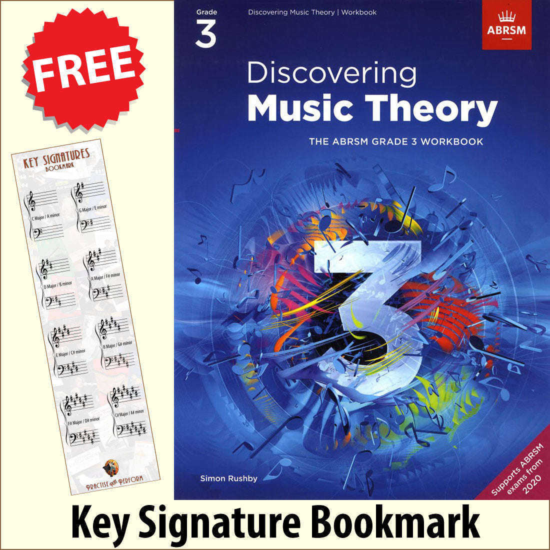 ABRSM Discovering Music Theory Grade 3 Workbook – We Sell Music Books